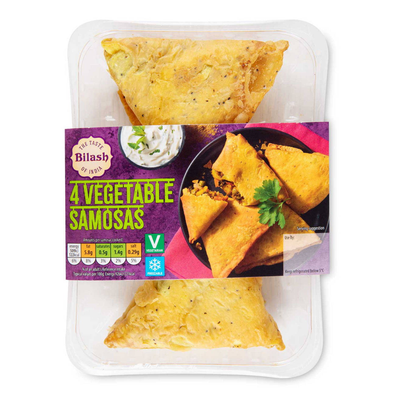 Vegetable Samosas 4 Pack | ALDI UK
