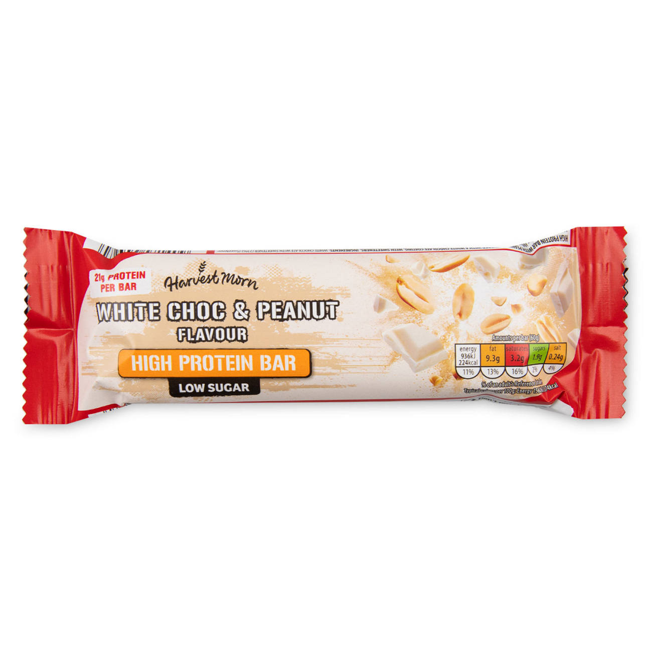 White Chocolate & Peanut Flavour High Protein Bar | ALDI IE