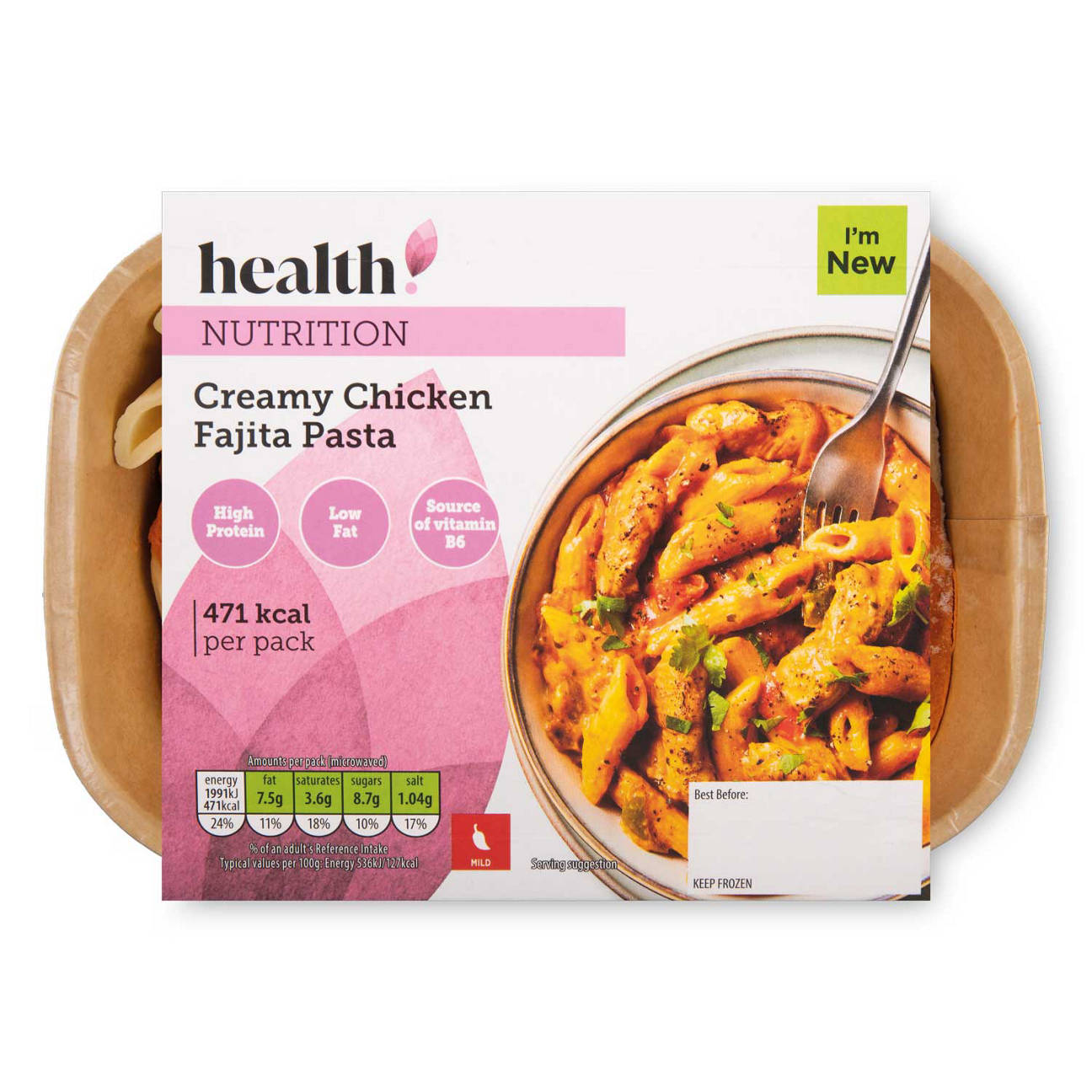 Balanced Box Creamy Chicken Fajita Pasta | ALDI UK