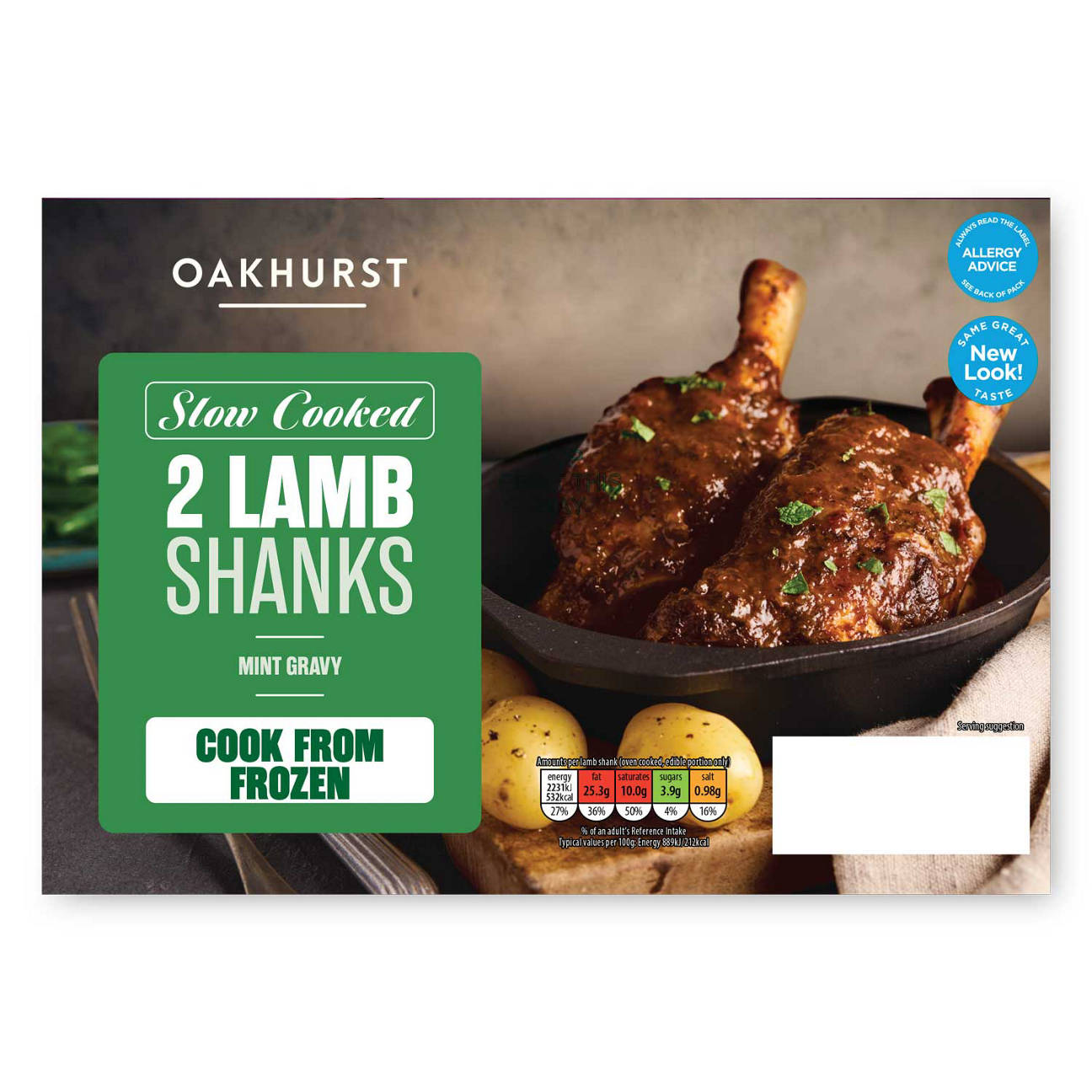 Mint Gravy Lamb Shanks 2 Pack | ALDI UK
