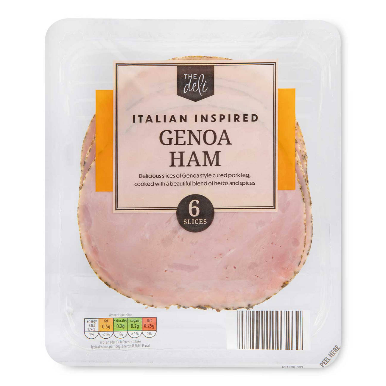 Italian Inspired Genoa Ham 6 Slices | ALDI UK
