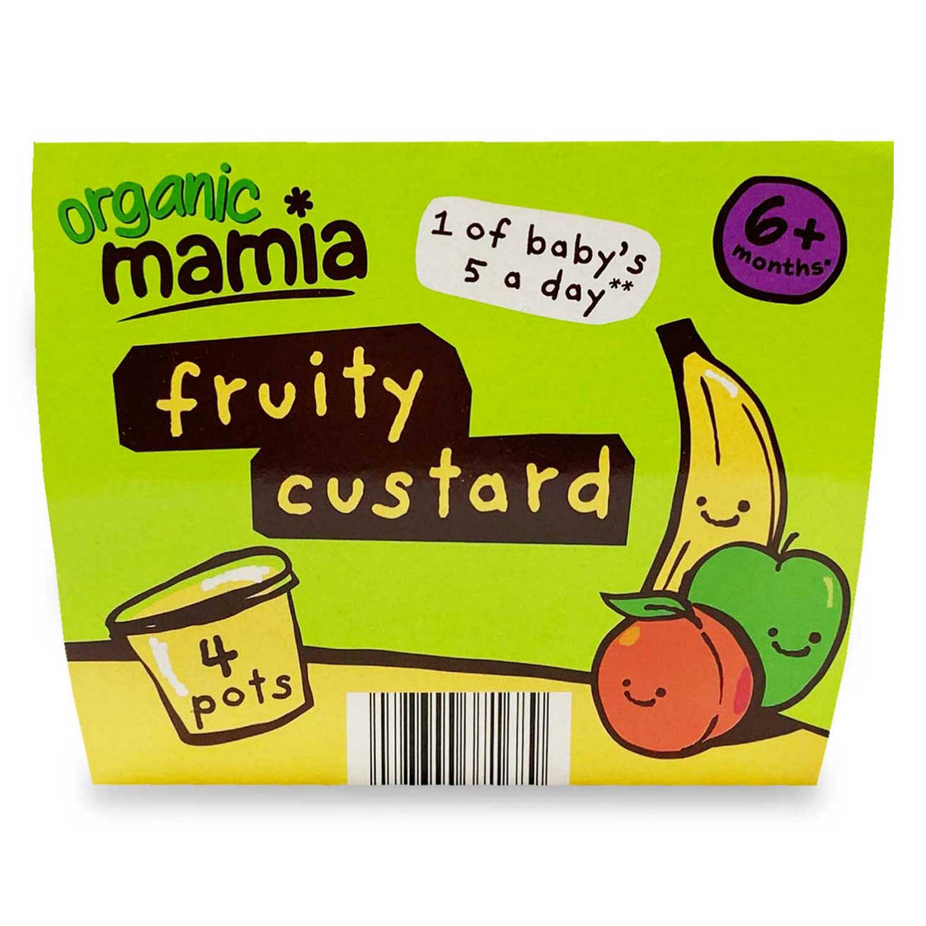 Organic Fruity Custard Pots 4 Pack | ALDI IE