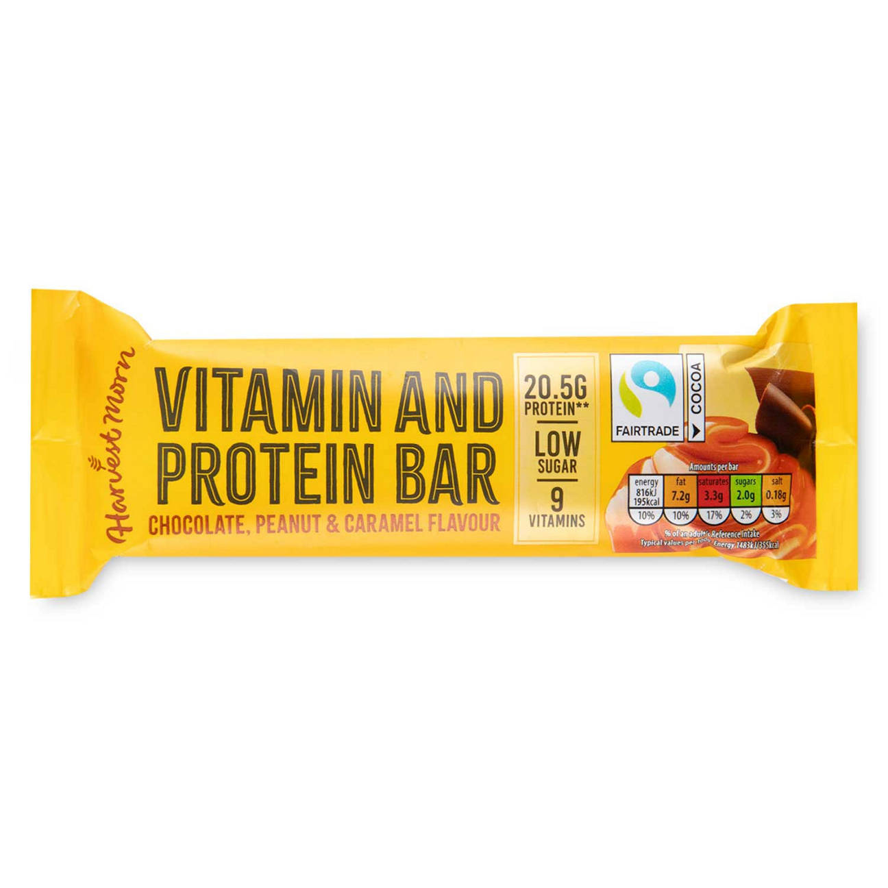 Chocolate Peanut & Caramel Flavour Vitamin & Protein Bar | ALDI UK