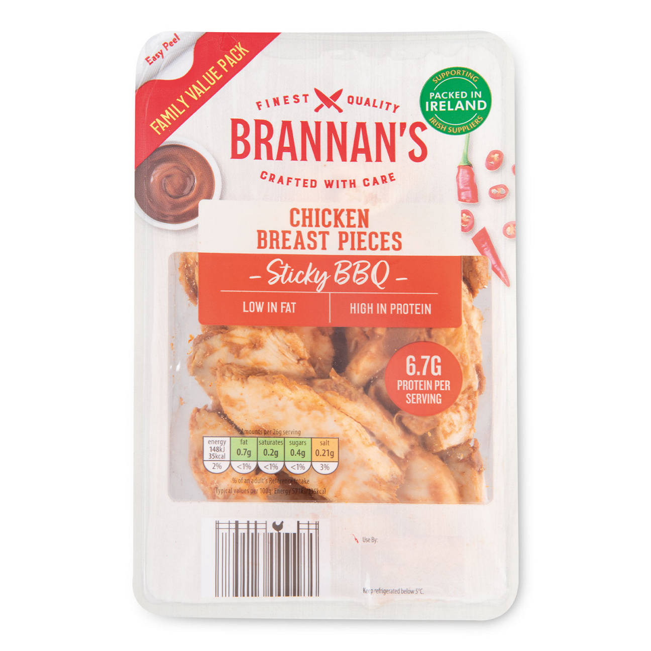 Sticky BBQ Chicken Breast Pieces | ALDI IE