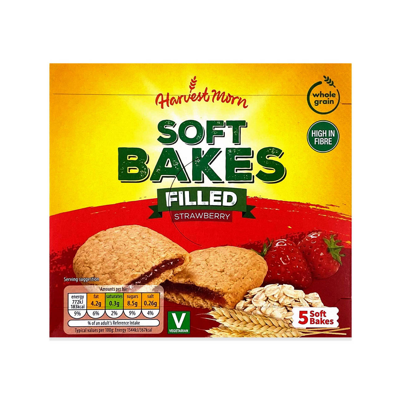 Strawberry Filled Soft Bakes 5 Pack | ALDI UK