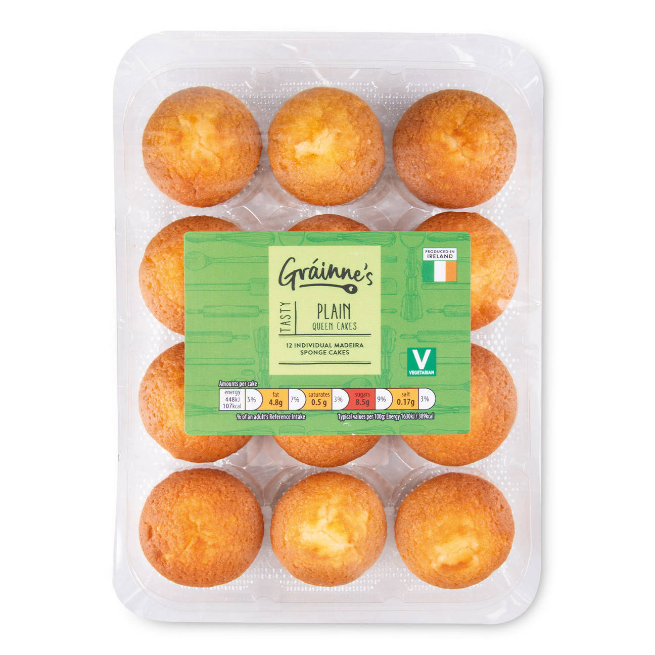 Plain Queen Cakes 12 Pack | ALDI IE