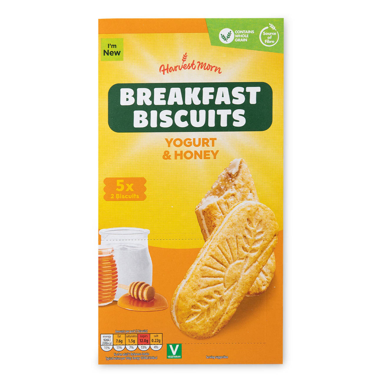 Honey & Yogurt Breakfast Biscuits 5 Pack | ALDI UK
