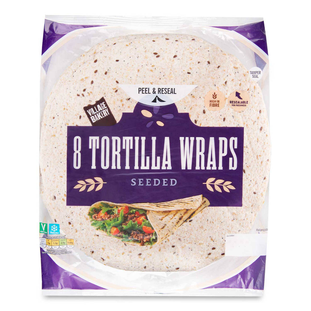 Seeded Tortilla Wraps | ALDI UK