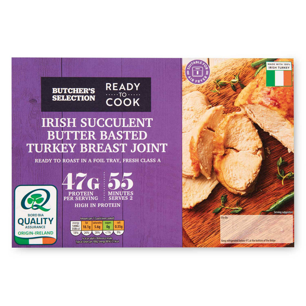 Plain Basted Turkey Joint 400g | ALDI IE