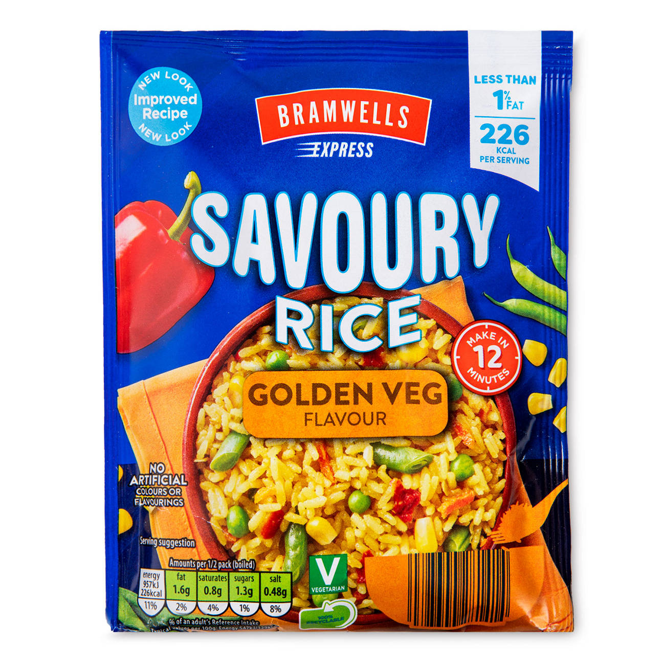Golden Veg Flavour Savoury Rice | ALDI UK