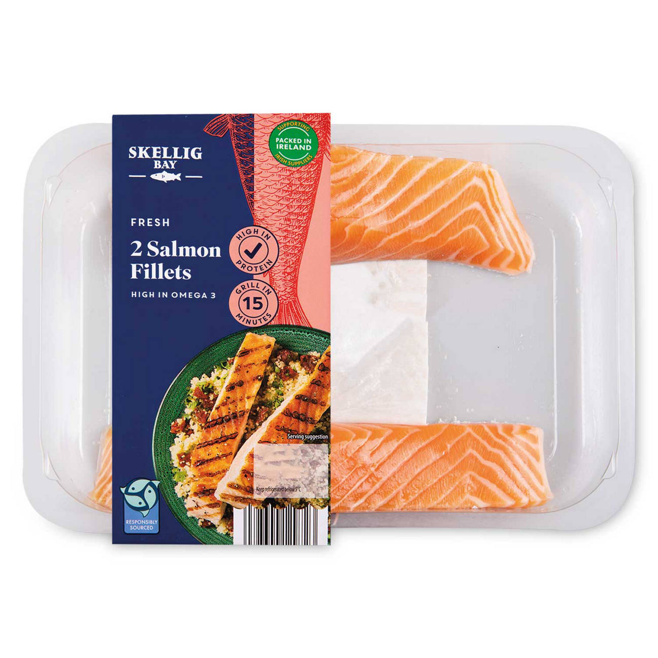 Fresh Salmon Fillets 2 Pack | ALDI IE