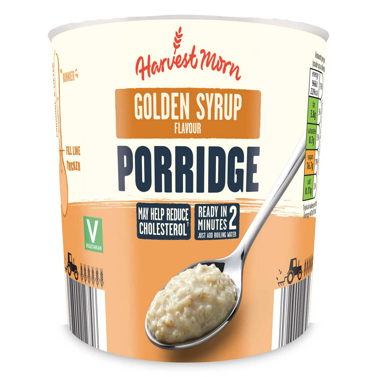 Golden Syrup Flavour Instant Porridge Pot | ALDI UK