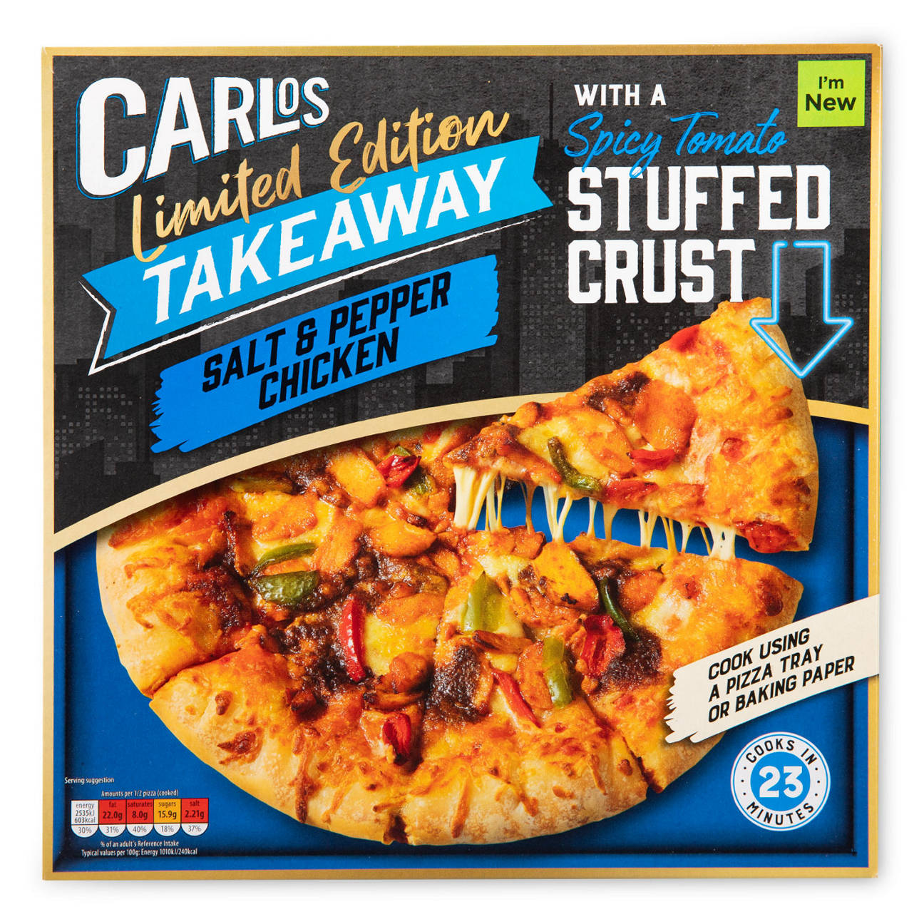 Limited Edition Takeaway Salt & Pepper Chicken Pizza with a Spicy ...