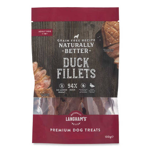 Natural Dog Treats Duck Fillets | ALDI IE