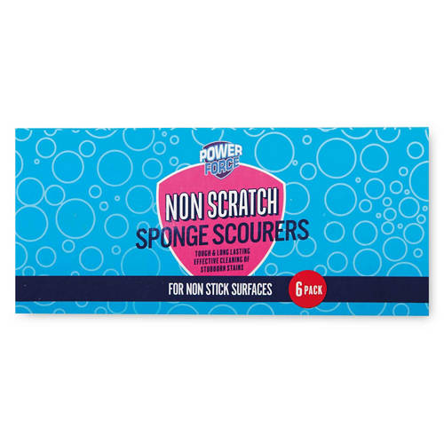 Non Scratch Sponge Scourer 6 Pack | ALDI IE